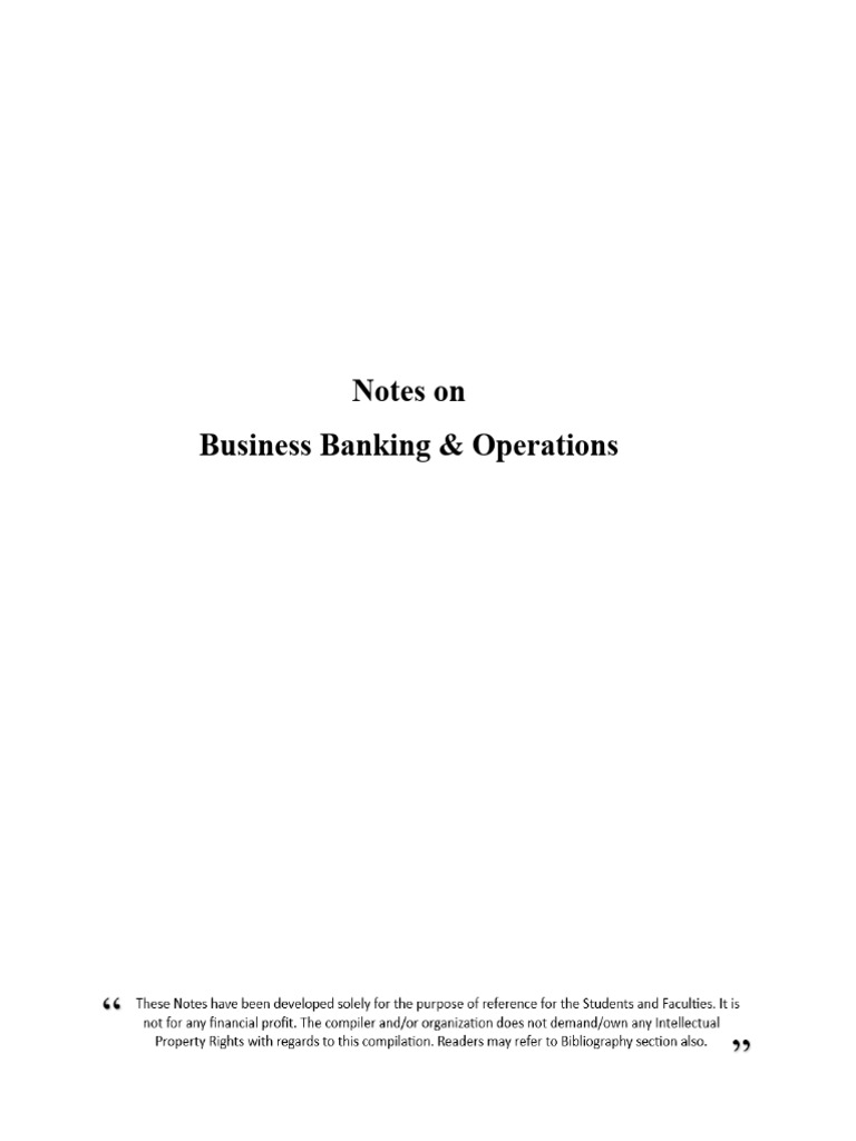 Business Banking &operations | PDF | Banks | Credit Card