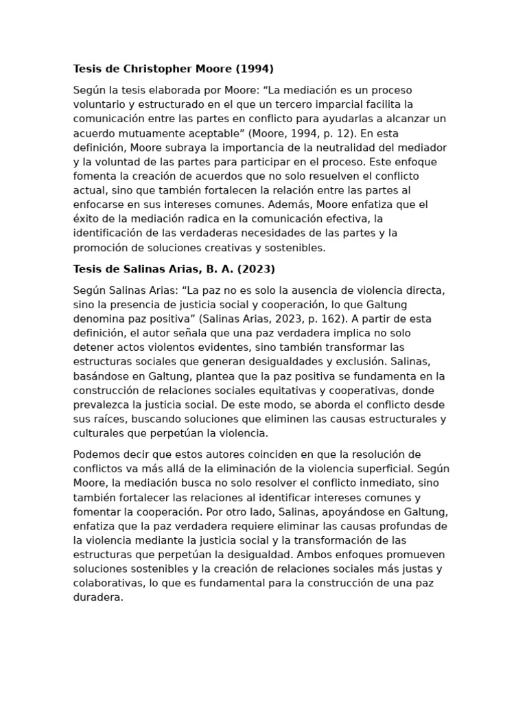Tesis de Christopher Moore | PDF