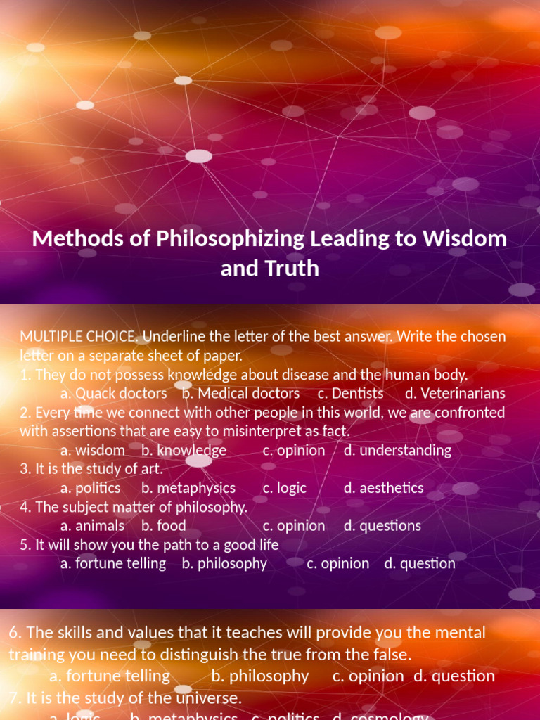 4 Q1 Intro To Philo | PDF | Critical Thinking | Thought