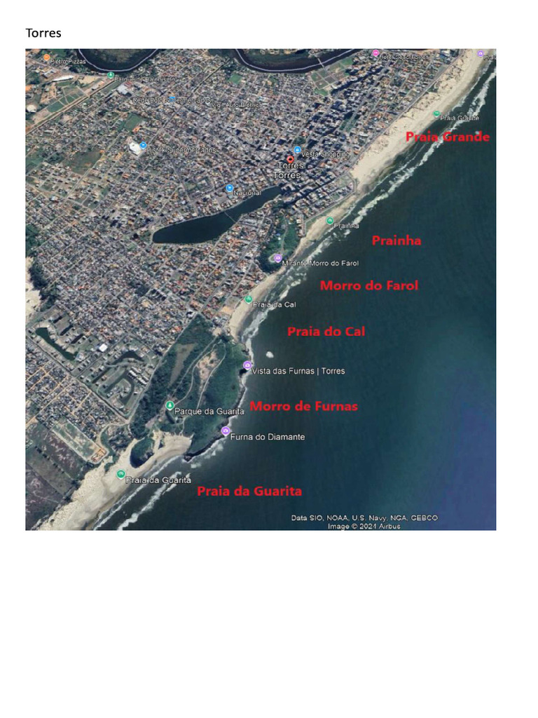Mapa de Torres - RS | PDF