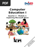 Grade 6 ICT Revised Text Book | PDF | Window (Computing) | Microsoft Word