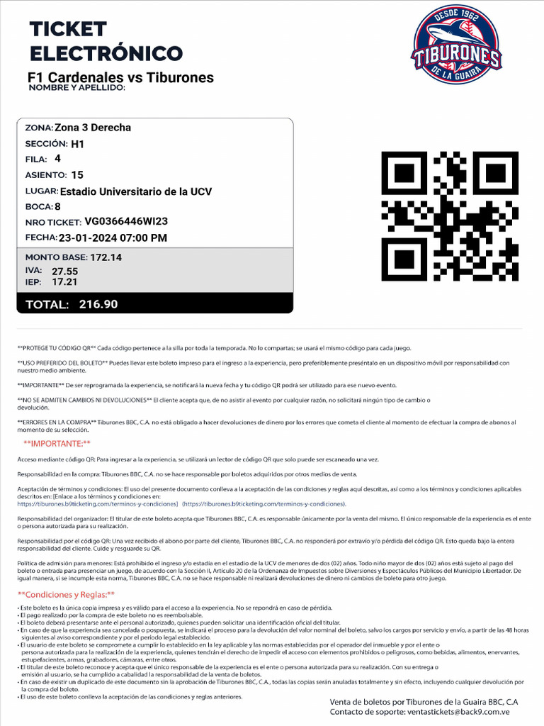 Electronic Tickets | PDF