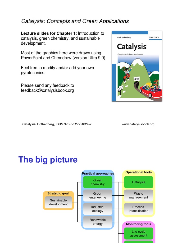 Lecture Slides Chapter1 Pdf Catalysis Green Chemistry