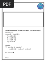 Math AI SL Formula Booklet | PDF | Area | Mathematics