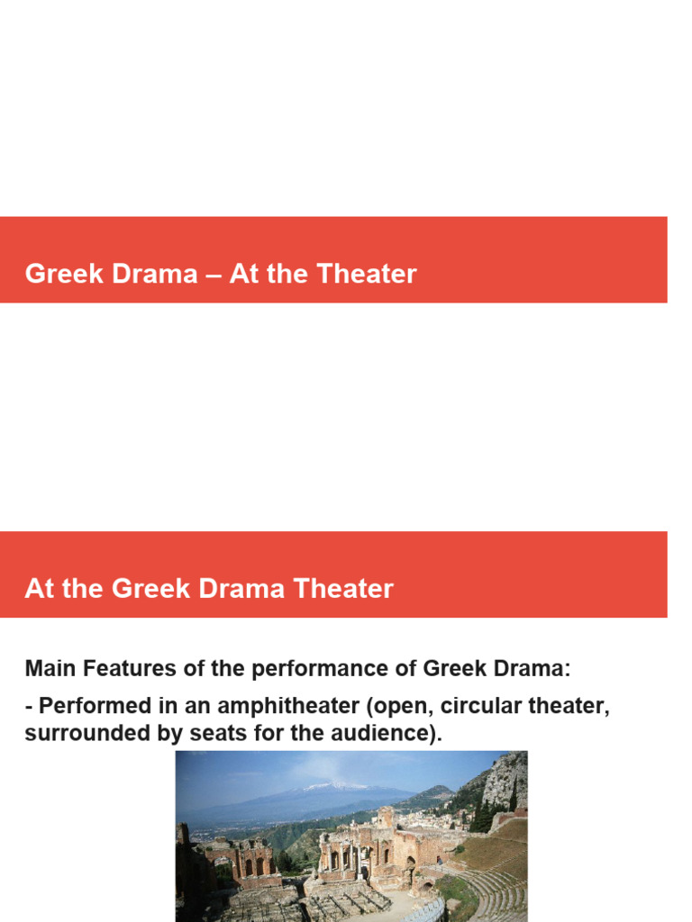 Greek Drama | PDF | Oedipus | Sophocles