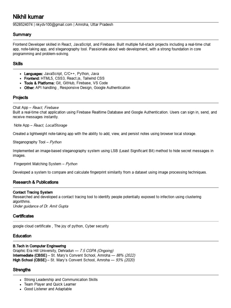 My Resume | PDF