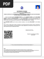 Life Certificate | PDF