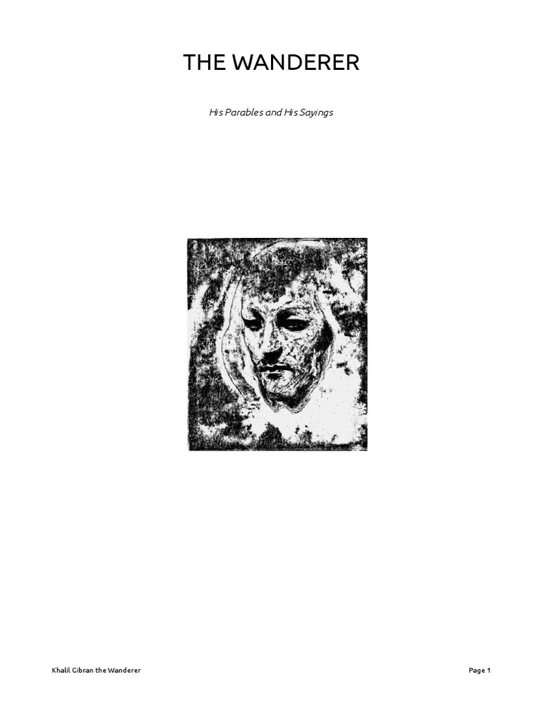 Wanderer - Kahlil Gibran | PDF