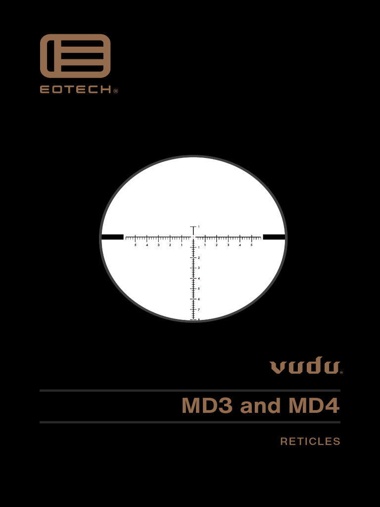 MD3 and MD4 Reticle Overview | PDF | Minute And Second Of Arc ...