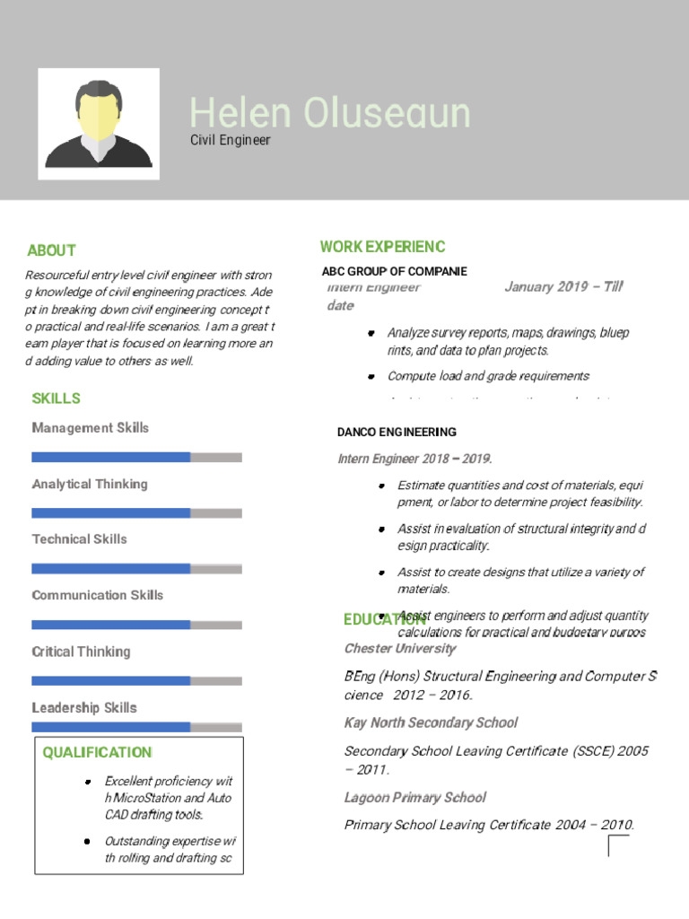 Myjobmag-Building-and Condtruction-Entry-Level CV - Phoenix | PDF