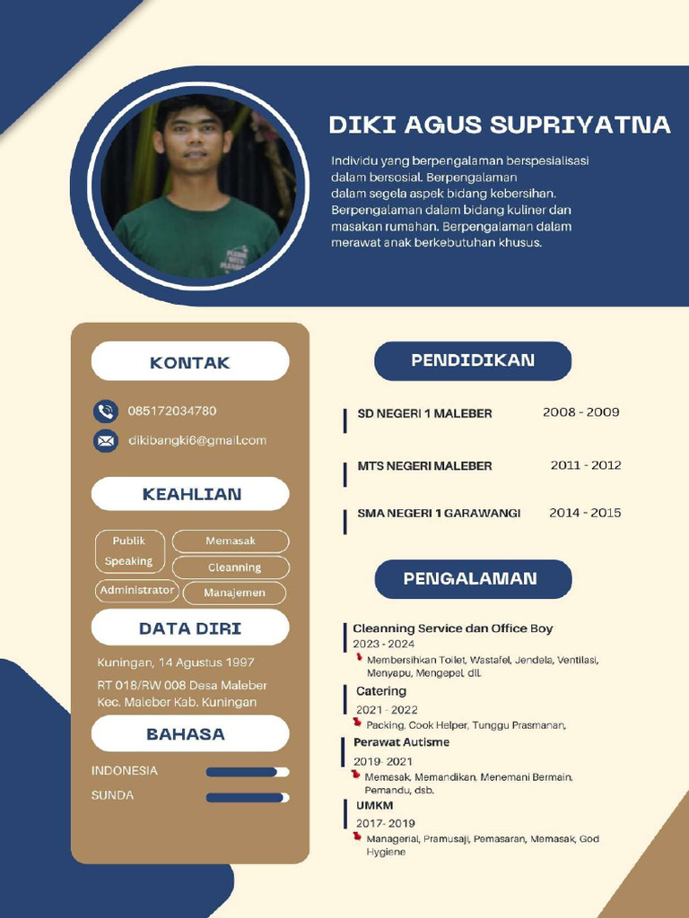 CV Dan Lamaran Kerja | PDF