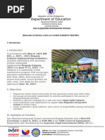 Brigada Eskwela 2025 Accomplishment Report | PDF | Behavior ...