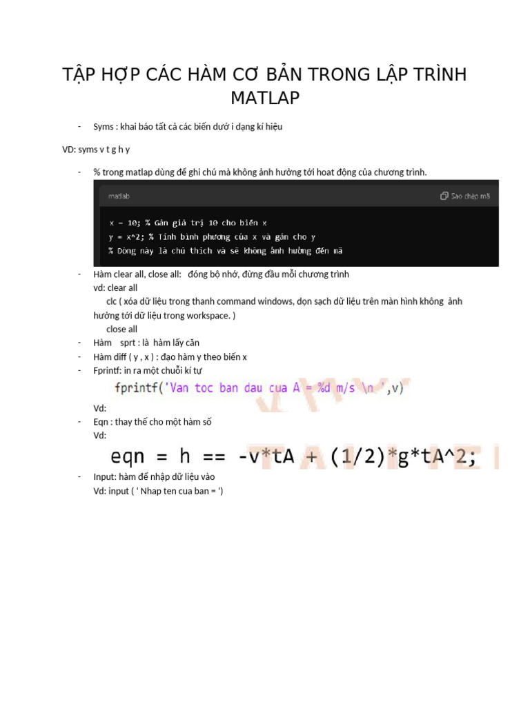 Matlap | PDF