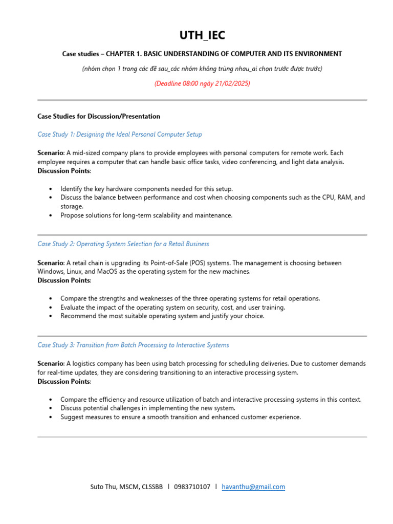 Chapter 1 - UTH - EIC - Information Technology Transformation in Logistics - Case Studies | PDF ...
