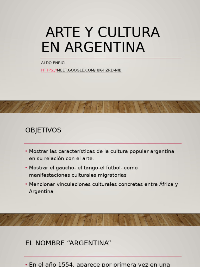 Aspectos de La Cultura en Argentina | PDF | Musica Tango | Argentina