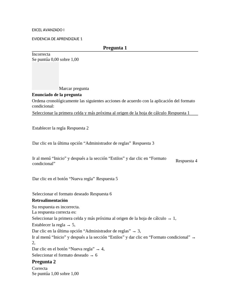 EVIDENCIA DE APRENDIZAJE MODULO 1 Respuestas | PDF | Lógica