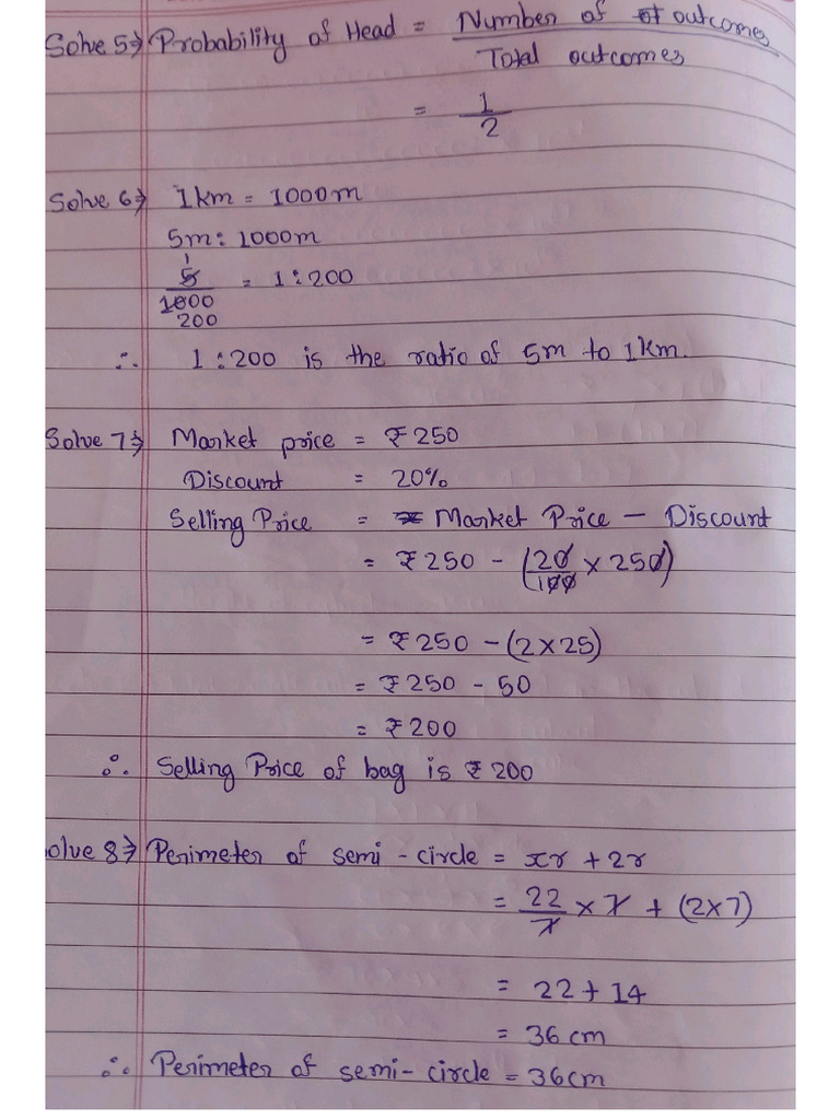 Maths Exam Questions | PDF