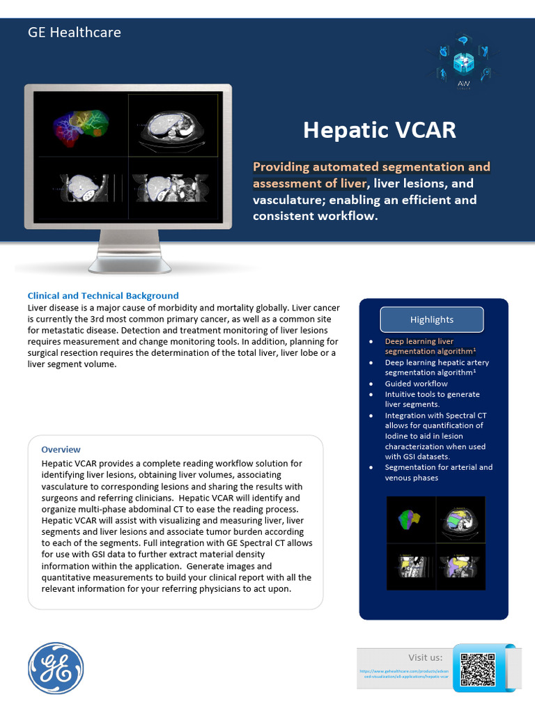 11 Datasheet Hepatic VCAR - EN | PDF | Liver | Image Segmentation