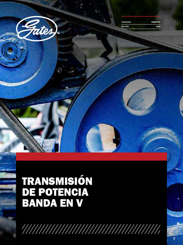 Catalogo de Transmision de Potencia Banda en V Gates-Comprimido | PDF ...