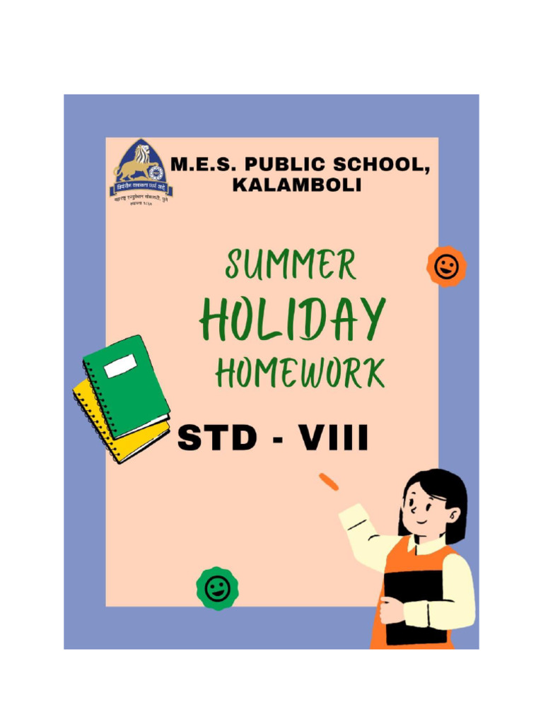 Grade 8 Holiday Assignment Guide | PDF