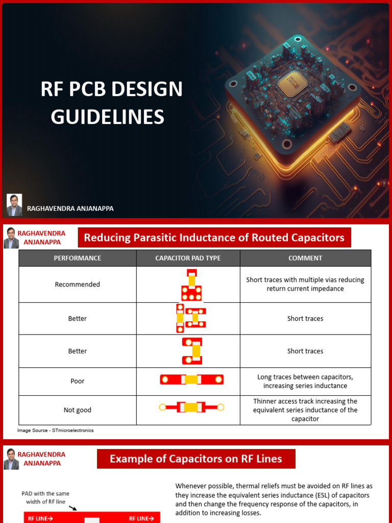 RF PCB Design Guidelines | PDF | Inductor | Printed Circuit Board