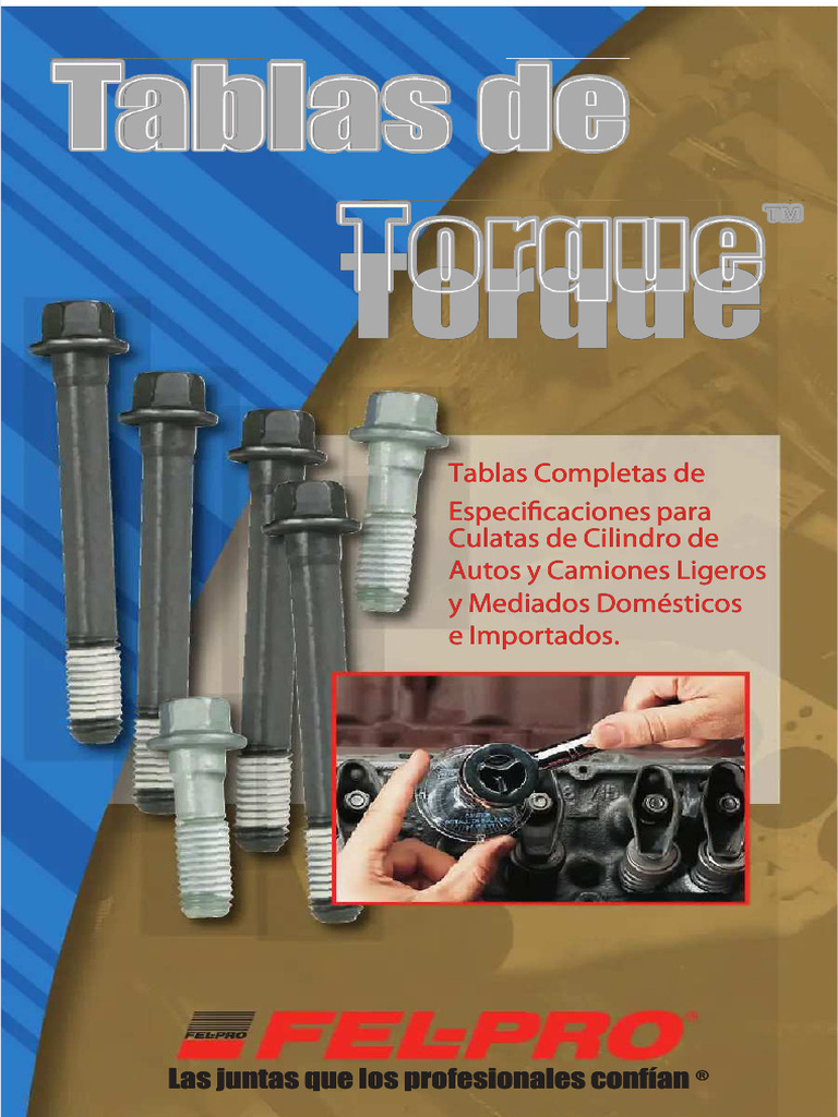 Tabla de Torque | PDF | Tornillo | Coche