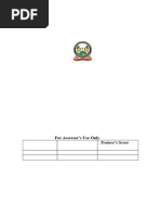 A Sample Record of Work Format | PDF