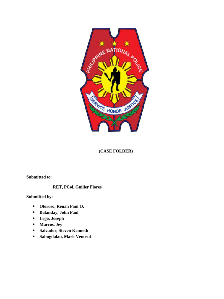 Case Folder Murder | PDF | Affidavit | Prosecutor