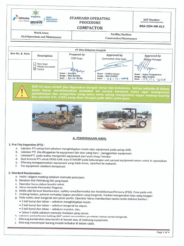 Bra 012 Sop Compactor | PDF