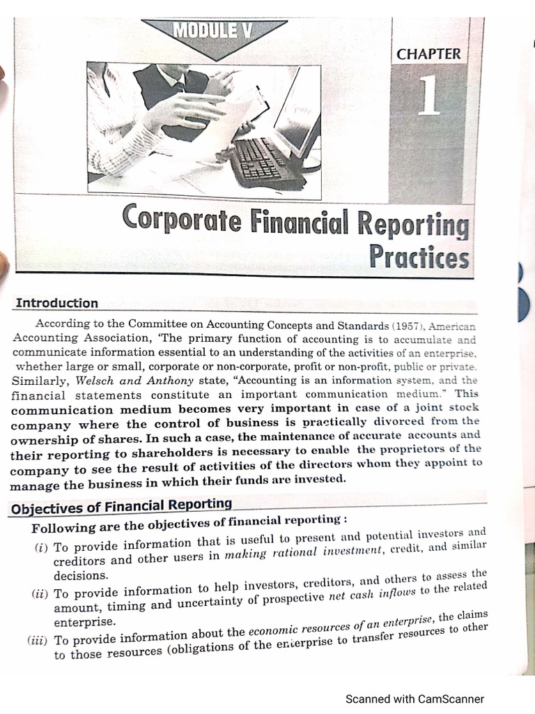 Corporate Financial Reporting | PDF