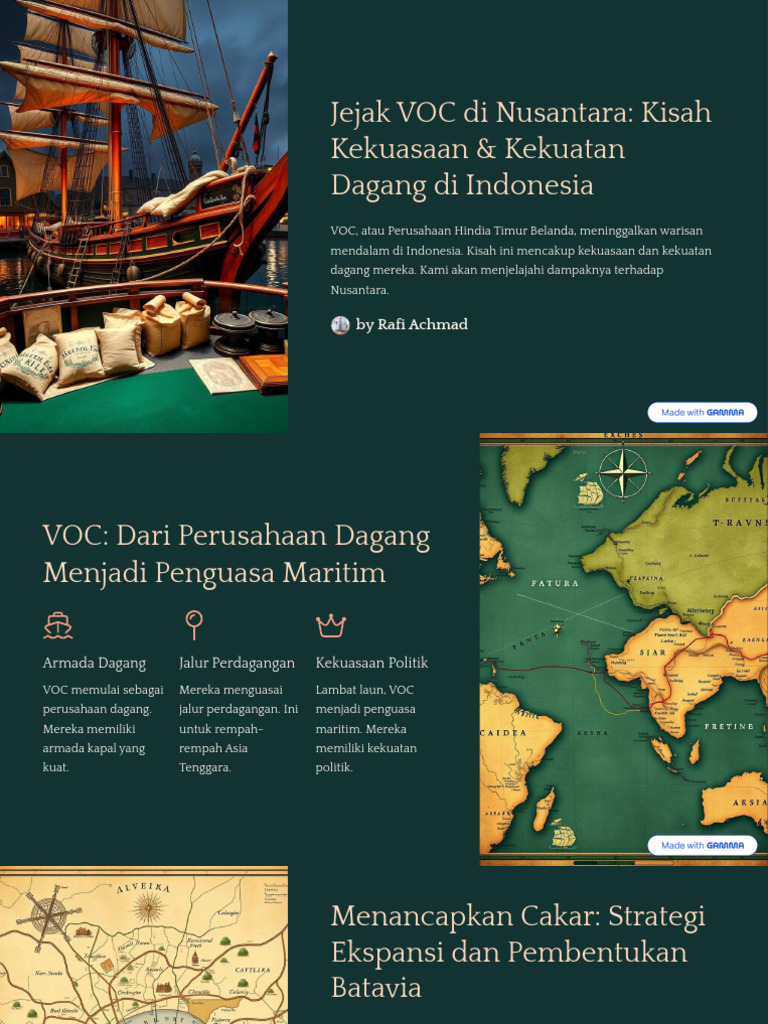 Jejak VOC Di Nusantara Kisah Kekuasaan and Kekuatan Dagang Di Indonesia ...