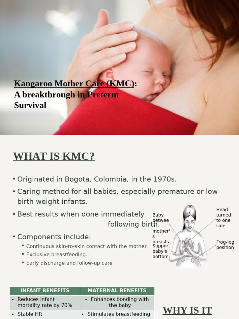 Kangaroo Mother Care (KMC) | PDF | Human Development | Childhood