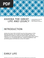 Ashoka Life and Achievements | PDF