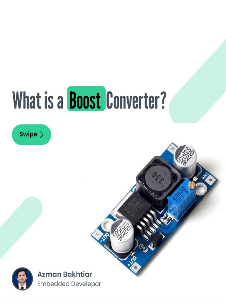 What Is A Boost Converter | PDF