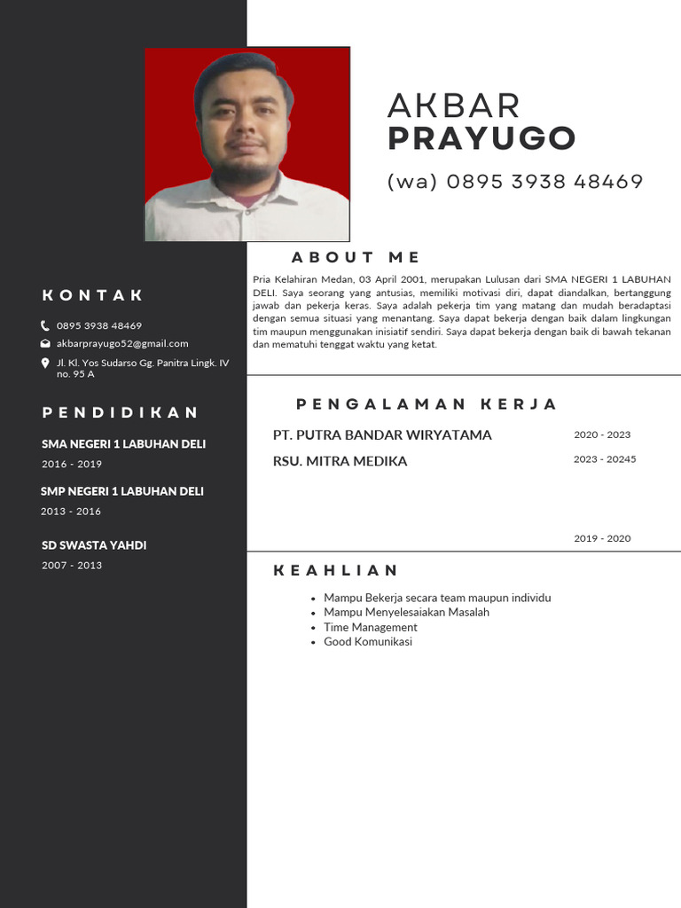 CV Akbar | PDF