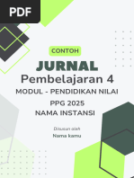 2 Contoh Jurnal Modul 2 PPG 2025 Pembelajaran Sosi | PDF