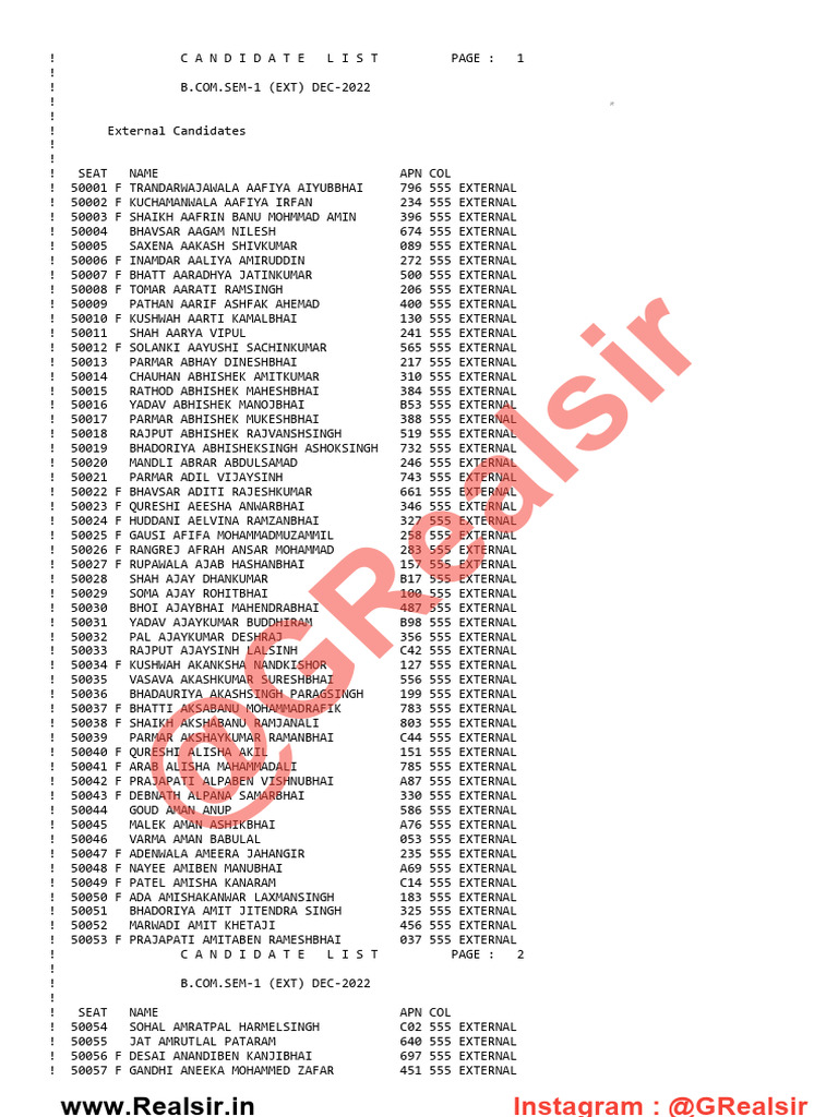 31 - BCom Sem-1 (External) Dec-2022 | PDF