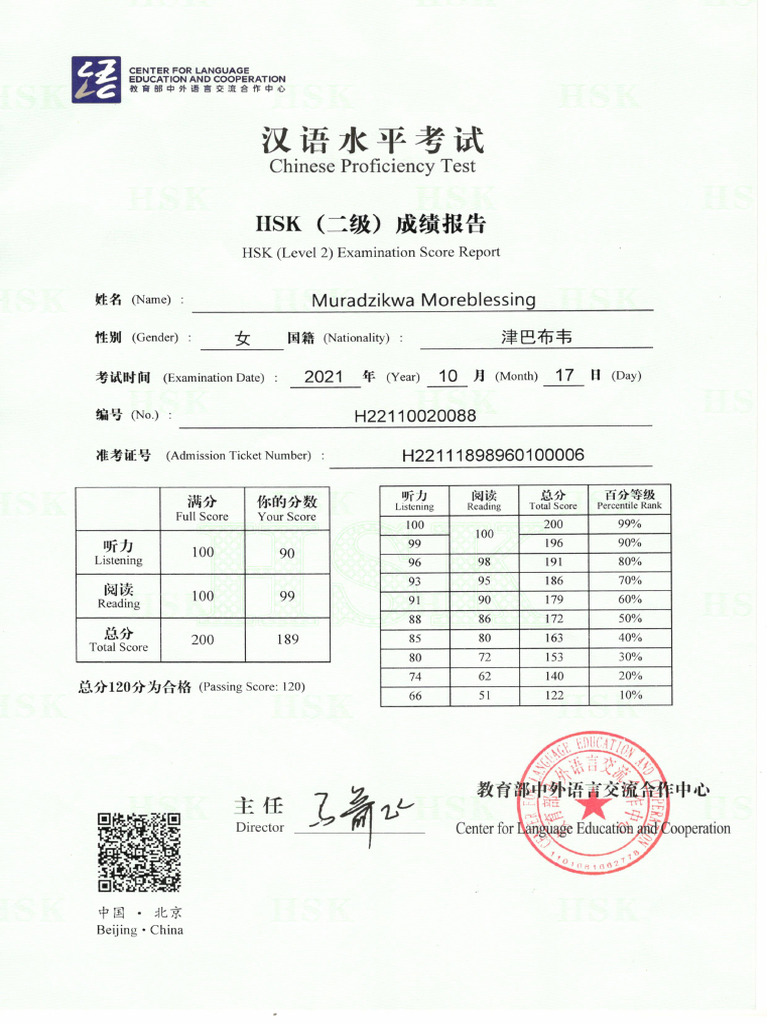 HSK 2 | PDF