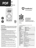 EverStart Digital Multimeter 10709WDI | PDF