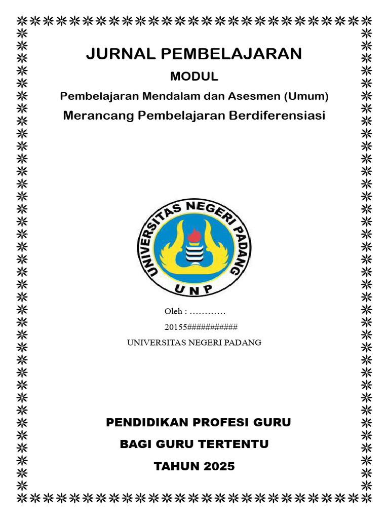 Jurnal Modul 1 Pma (Umum) | PDF
