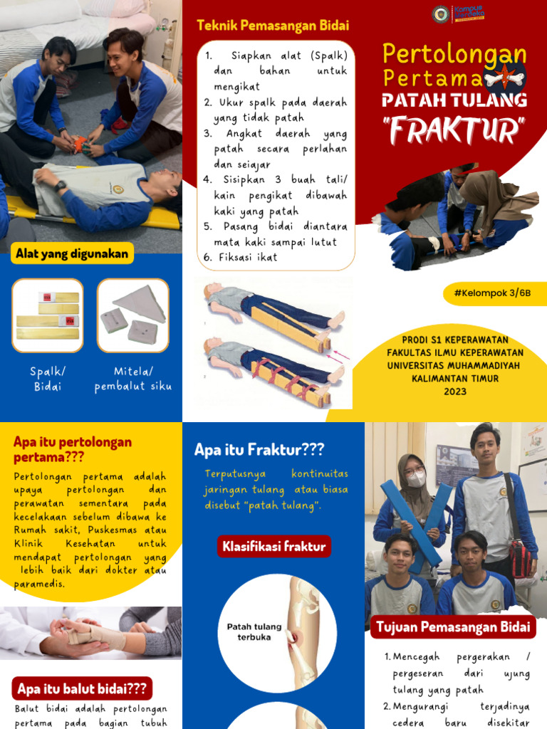 Teknik Pemasangan Bidai Fraktur | PDF