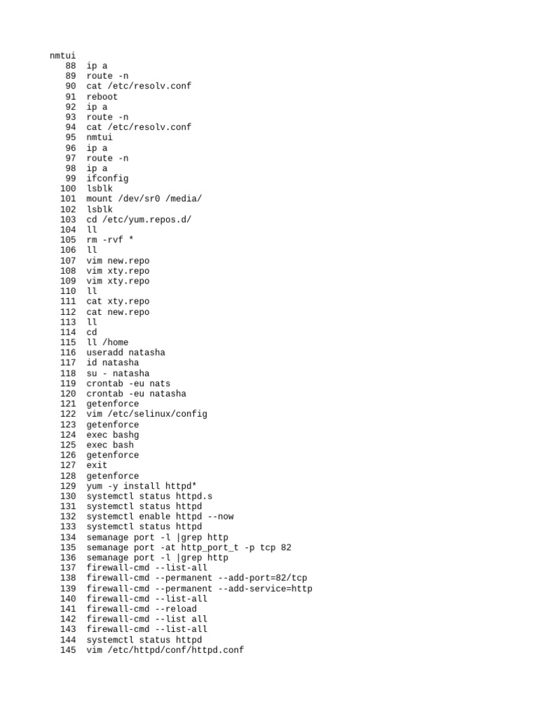 RHCSA Exam Questions Answer Command | PDF