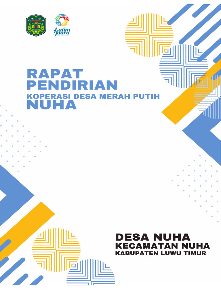 Biru Kuning Geometri Sampul A4-2 | PDF