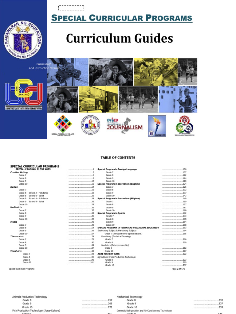 SPTVE Curriculum-Guides | PDF | Dances | Legends