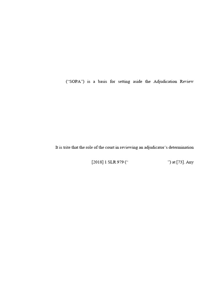 2023 - (SOPA-S17 (3) ) (CKR V TPY) Brief Grounds of Decisions | PDF ...