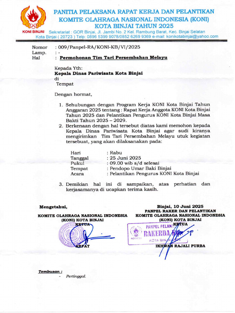 Permohonan Tari Koni | PDF