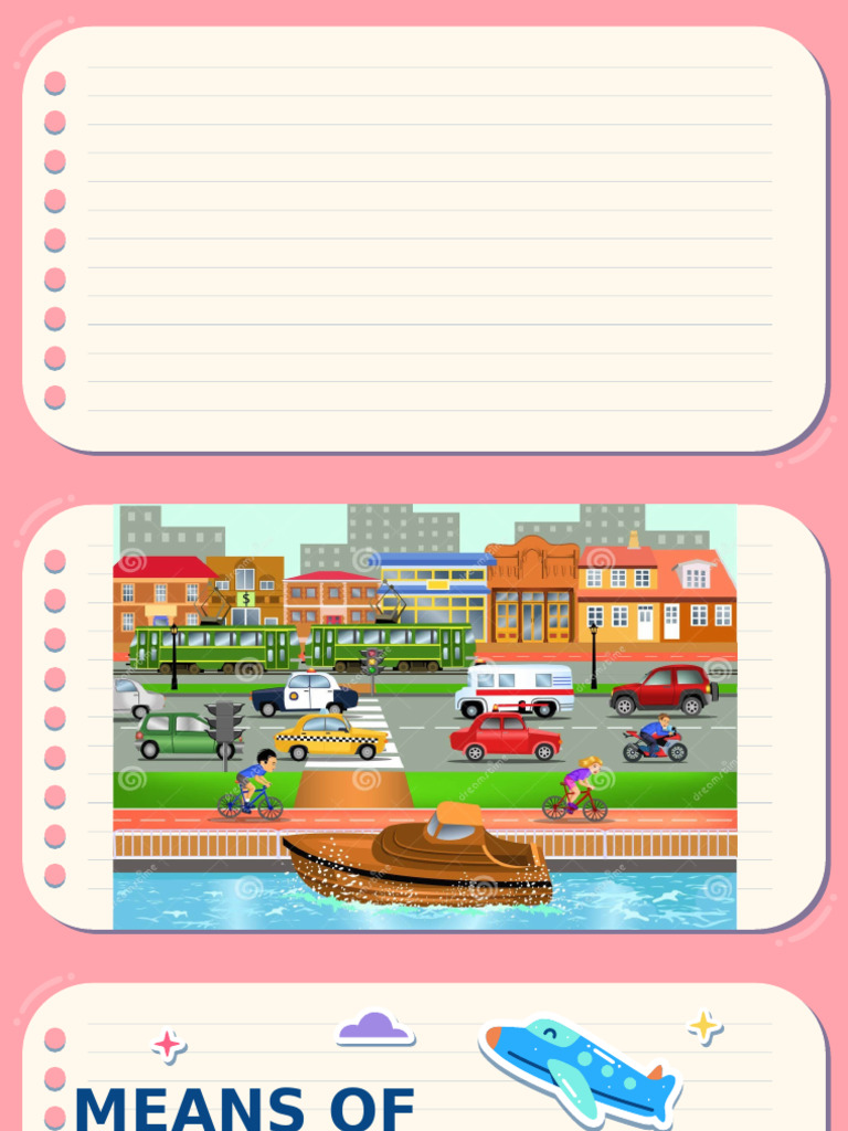 Transportation Vocabulary for Grade 6 | PDF