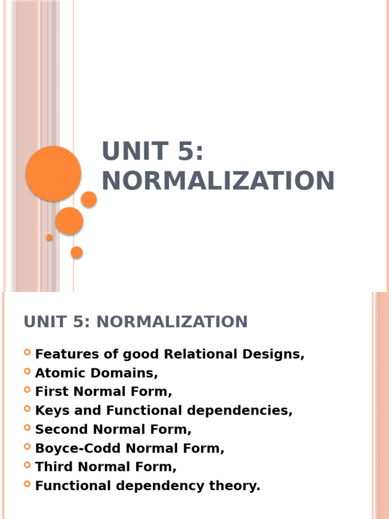 DBMS Unit 5 | PDF | Databases | Information Technology