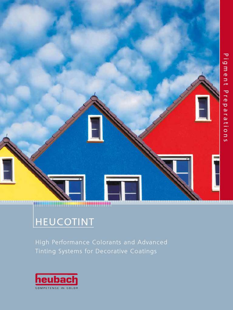 Heubach HEUCOTINT Colorants Overview | PDF | Pigment | Blue