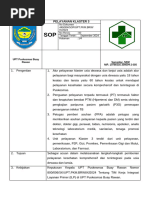 SOP ILP 003 PB 2024 Alur Pelayanan Pasien Kluster 3 | PDF | Pengembangan Diri | Sains & Matematika